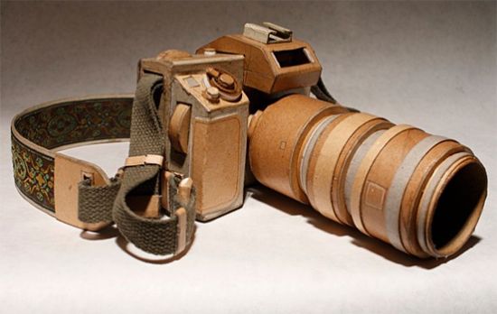American artist creates incredible cameras from cardboard - Ecofriend