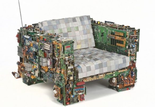 Stunning pieces of art created from recycled computer parts - Ecofriend
